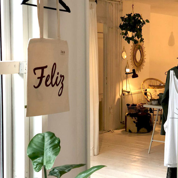 Heavyweight bag - Feliz - Organic cotton - Poca Boca